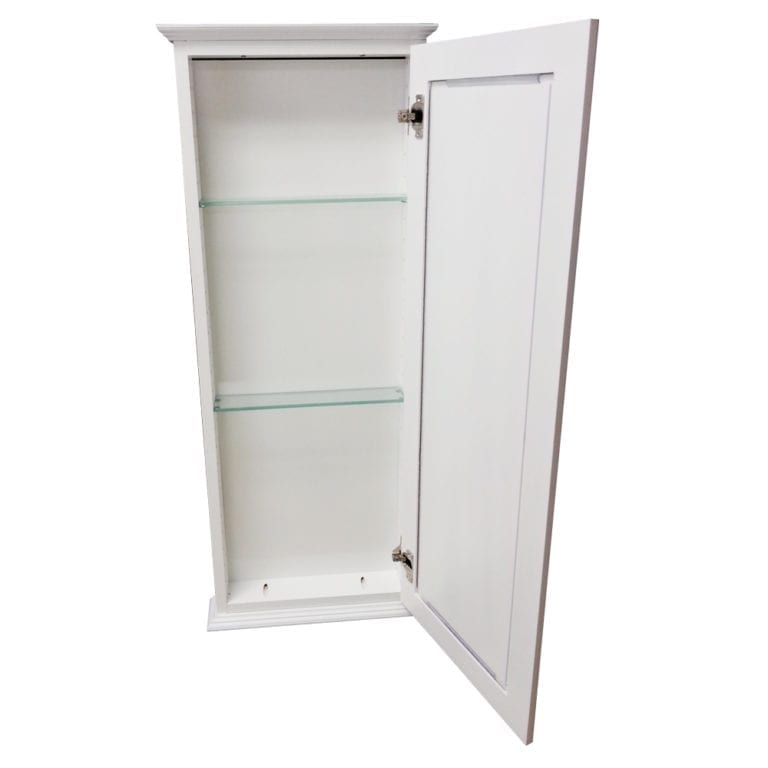 18" Ashley Series Wood On-the-Wall Cabinet | 4.5" Depth