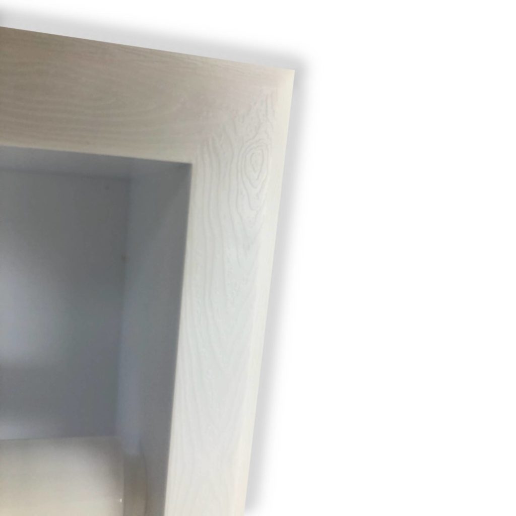 Rebel-7 recessed in wall plastic toilet paper holder - 5.5 x 5.5 - WG ...