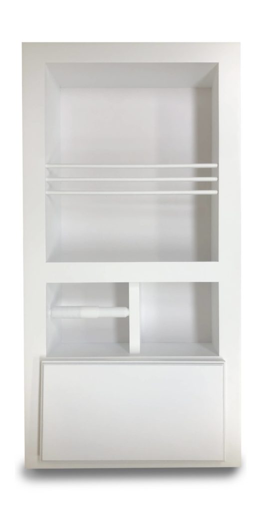 Monterey-10 Combination Toilet Paper Holder Recessed Magazine Rack - WG ...